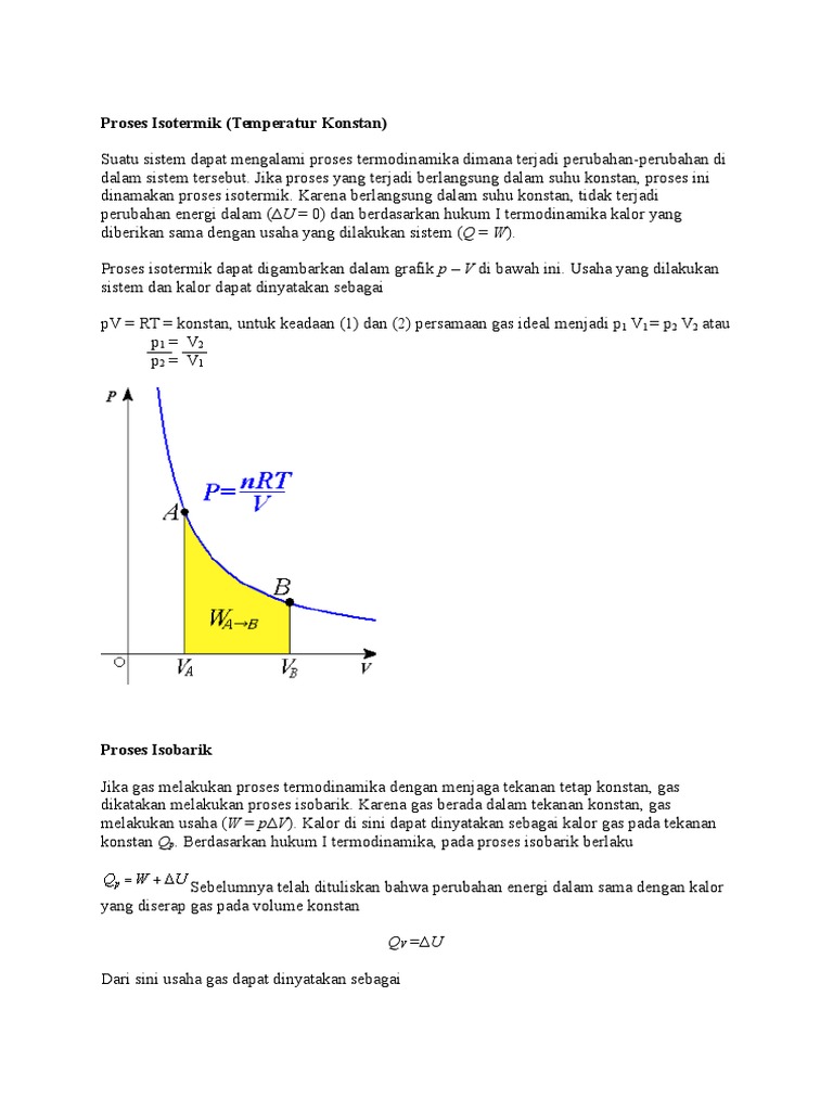 Proses Isotermik | PDF