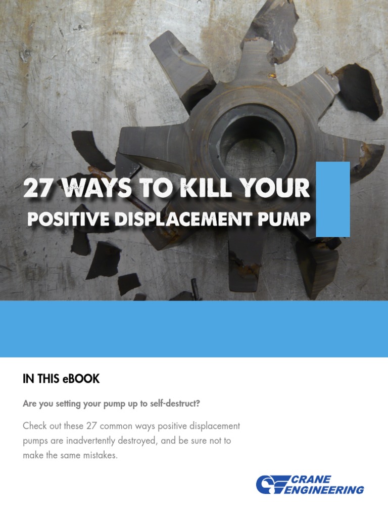 27 Ways To Kill Your PD Pump | PDF | Pump | Liquids
