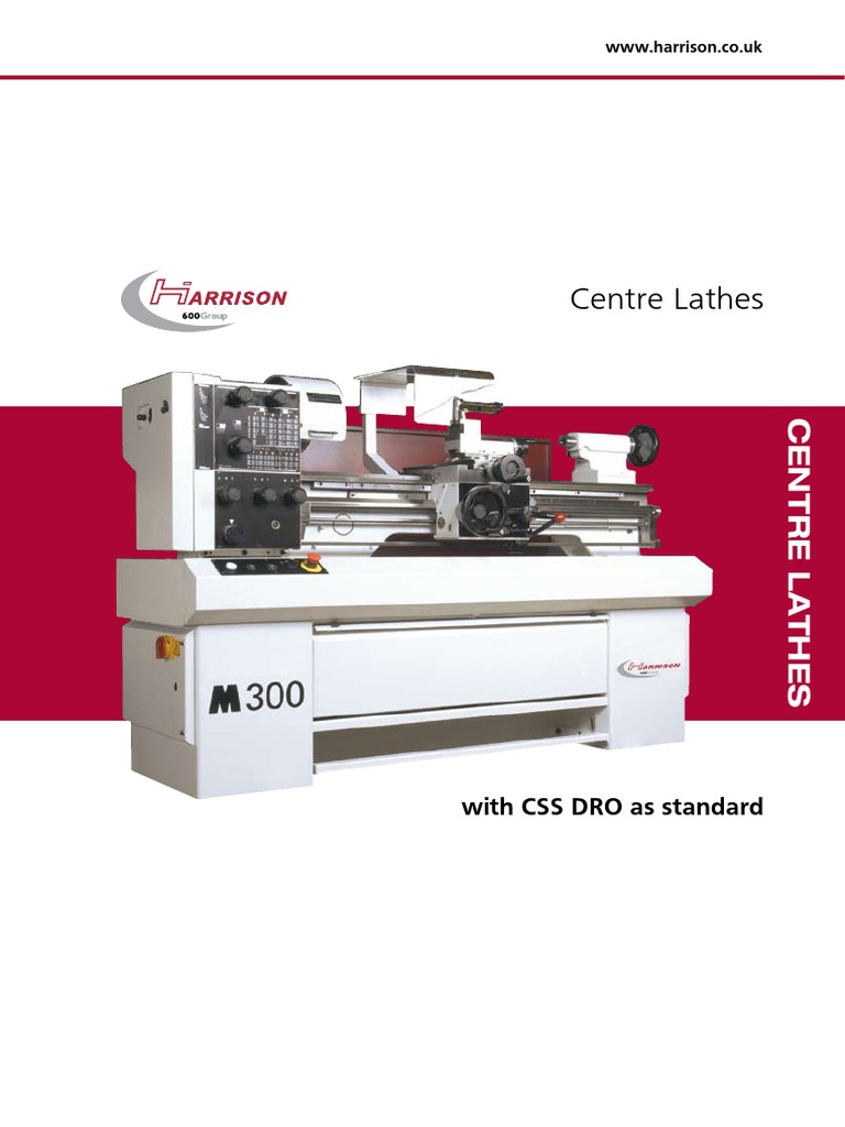 Harrison Centre Lathes - 2015 High Res | PDF | Mechanical Engineering ...