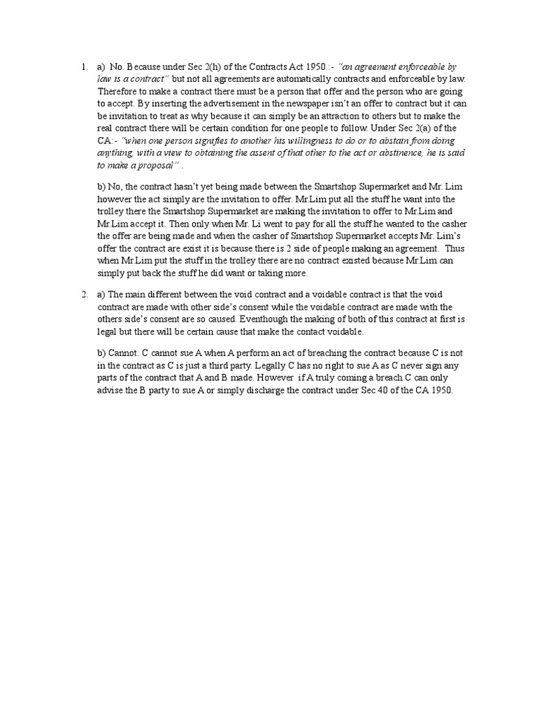 Case Study Law 3 | PDF