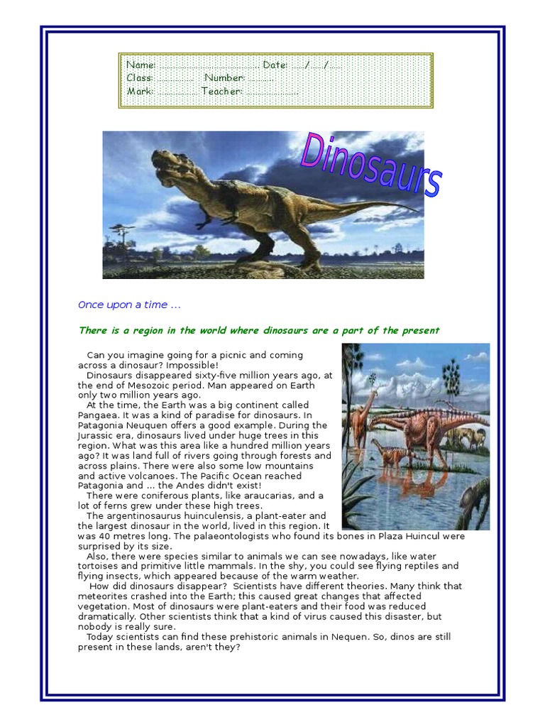 Dinosaurs | PDF | Dinosaurs | Science