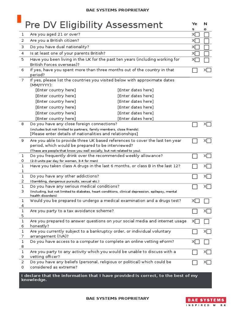 2016 02 08 Pre DV Screening Questionnaire | PDF | Medicine ...