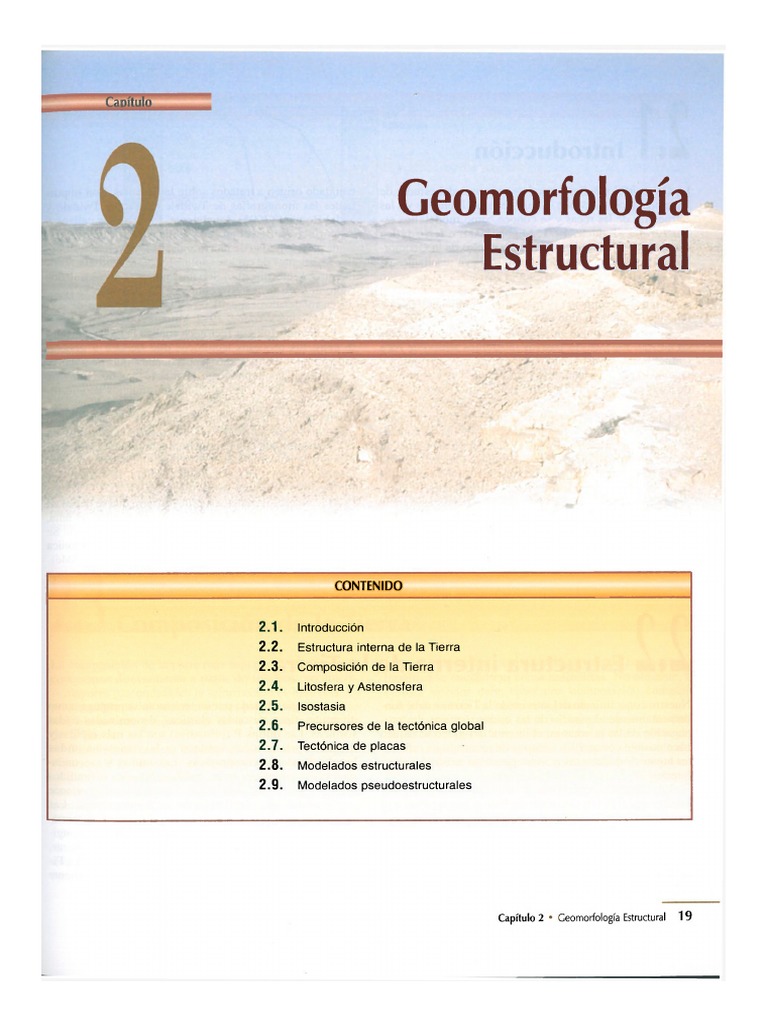 Geomorfología Estructural. | PDF | Temblores | Tierra