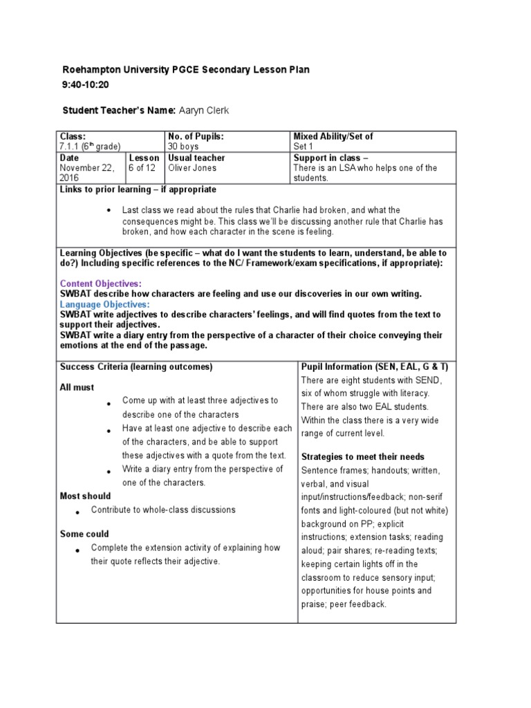 Private Peaceful 6 12 Exploring Emotions | PDF | Educational Assessment ...
