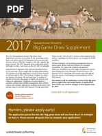 2024-25 Saskatchewan Hunting Zones Map | PDF | Saskatchewan | Geography