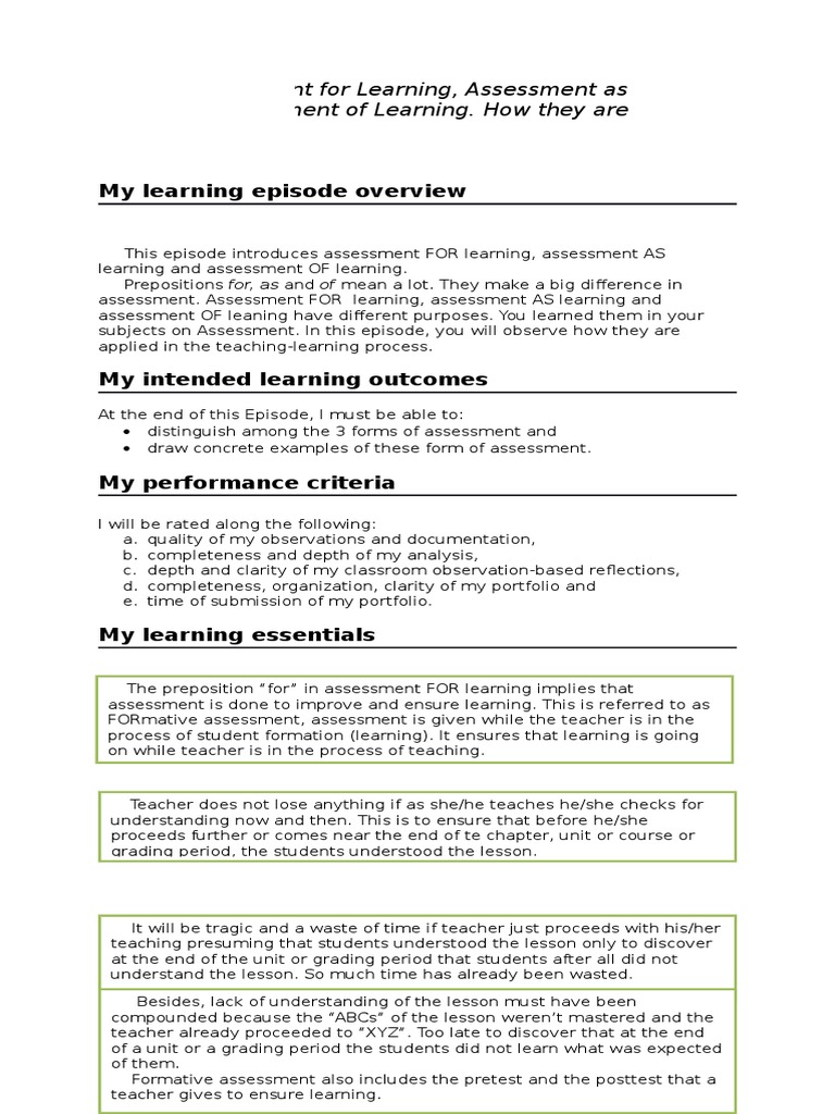 FS 5 Ep 1-4 | PDF | Educational Assessment | Competence (Human Resources)