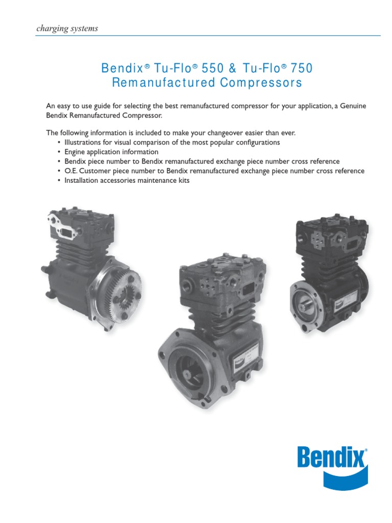 BENDIX Compressor 2005 PDF | PDF | Piston | Vehicle Parts