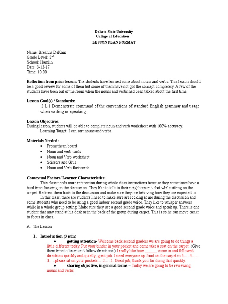 2.L.1 Demonstrate Command of The Conventions of Standard English ...
