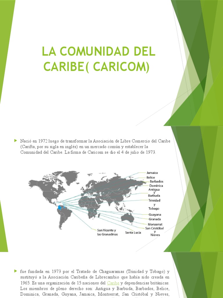 Comunidad del Caribe: CARICOM y sus Miembros | PDF