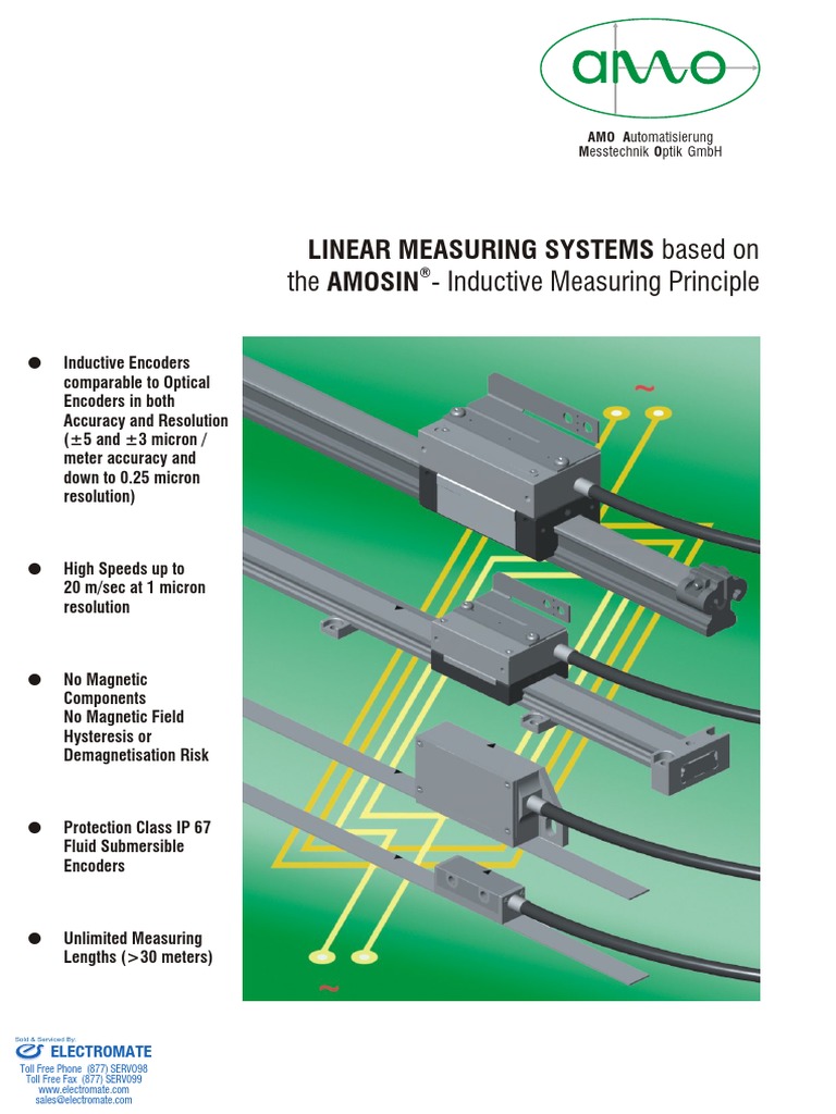 AMO Inductive Encoders LMI Catalog | PDF | Inductor | Transformer