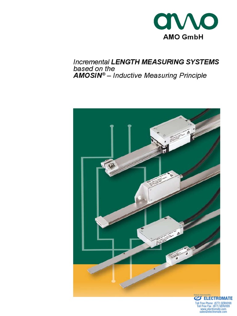 AMO Incremental Length Encoder Catalog | PDF | Inductor | Signal ...