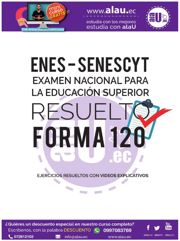 Forma 120 Alau ENES SENESCYT PDF | PDF