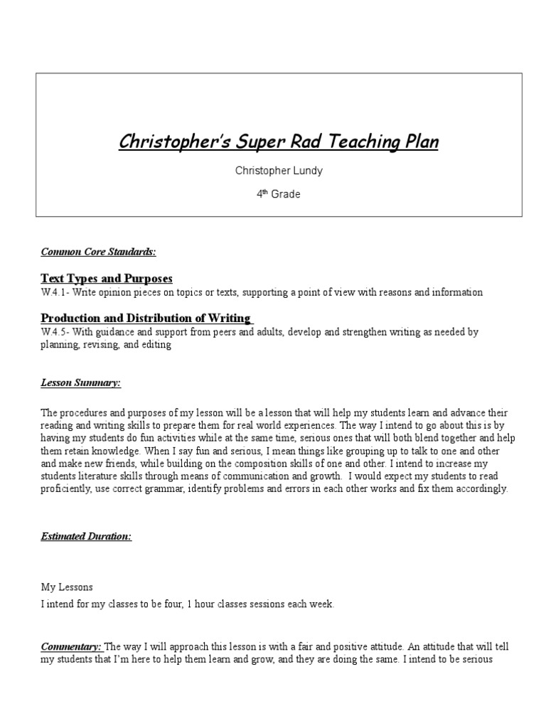 Lesson Plan Modified | PDF | Cognition | Communication