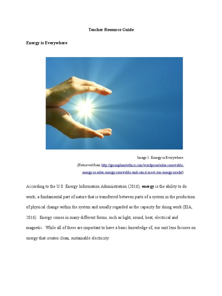 Energy Sources: Renewable vs Nonrenewable | PDF | Renewable Energy ...