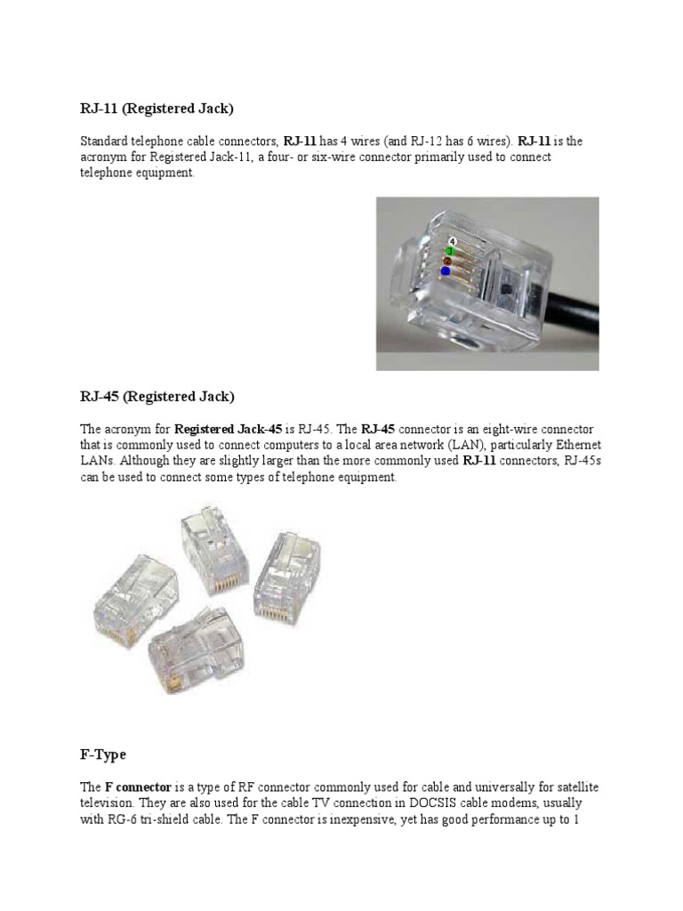 Media Connectors | PDF | Usb | Electrical Connector