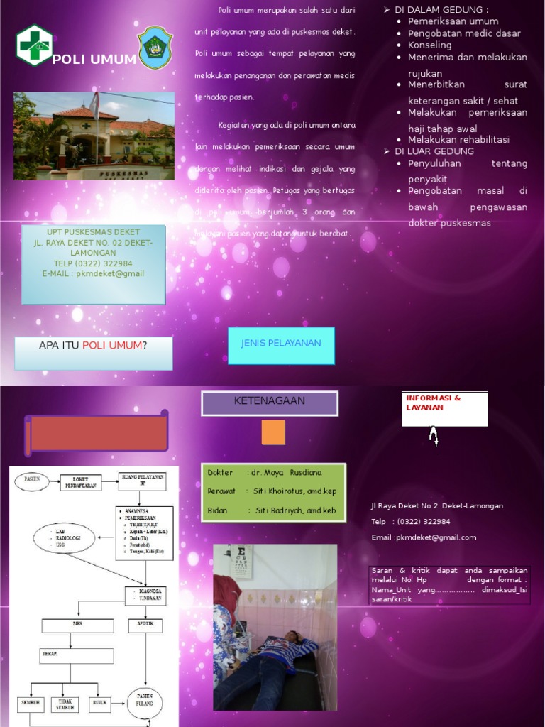 Leaflet Poli Umum | PDF
