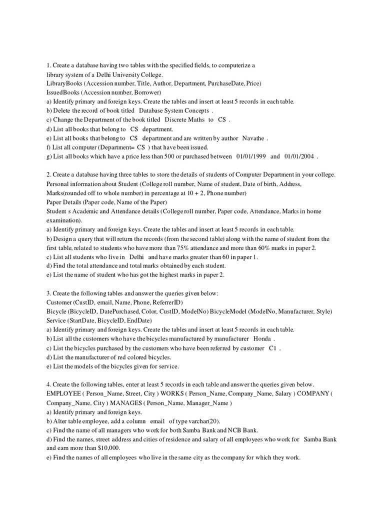 Dbms Practical | PDF | Databases | Data Management Software