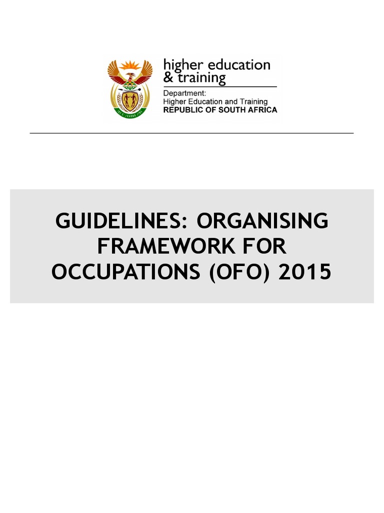 OFO Guidelines - 2015 | PDF | Green Economy | Employment