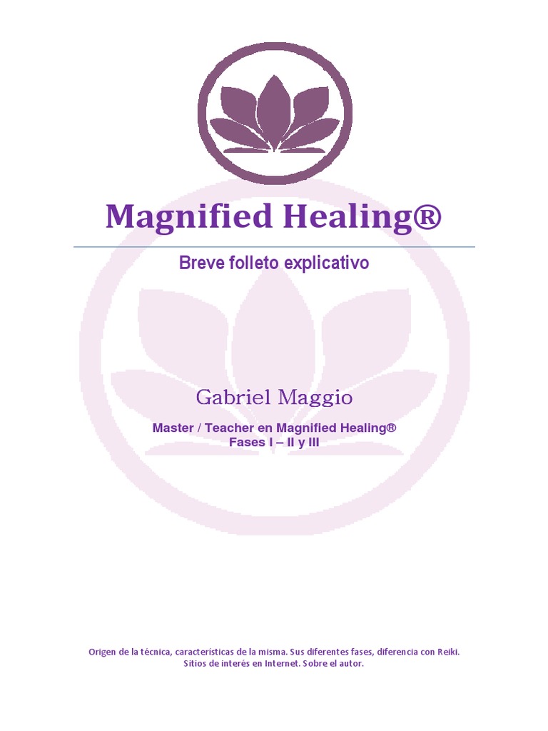 Qué Es Magnified Healing | PDF | Reiki | Chakra