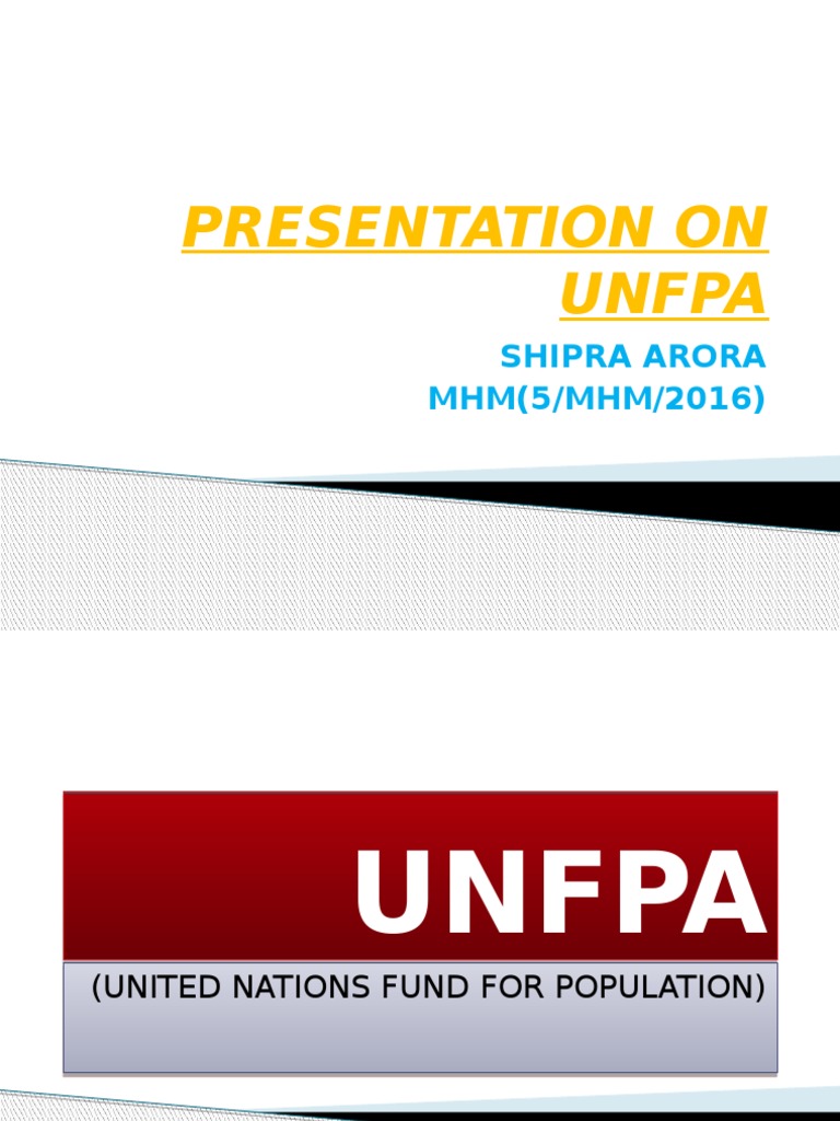 UNFPA | PDF | United Nations Population Fund | Public Sphere