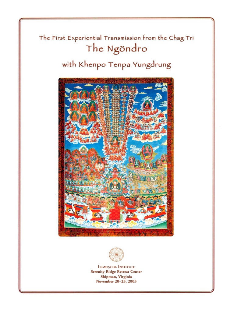 The Ngondro - With K. T. Yungdrung | PDF | Dzogchen | Vajrayana