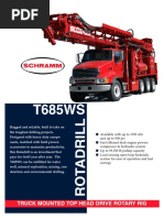 Schramm T685WS Rotadrill Overview | PDF | Drilling Rig | Truck