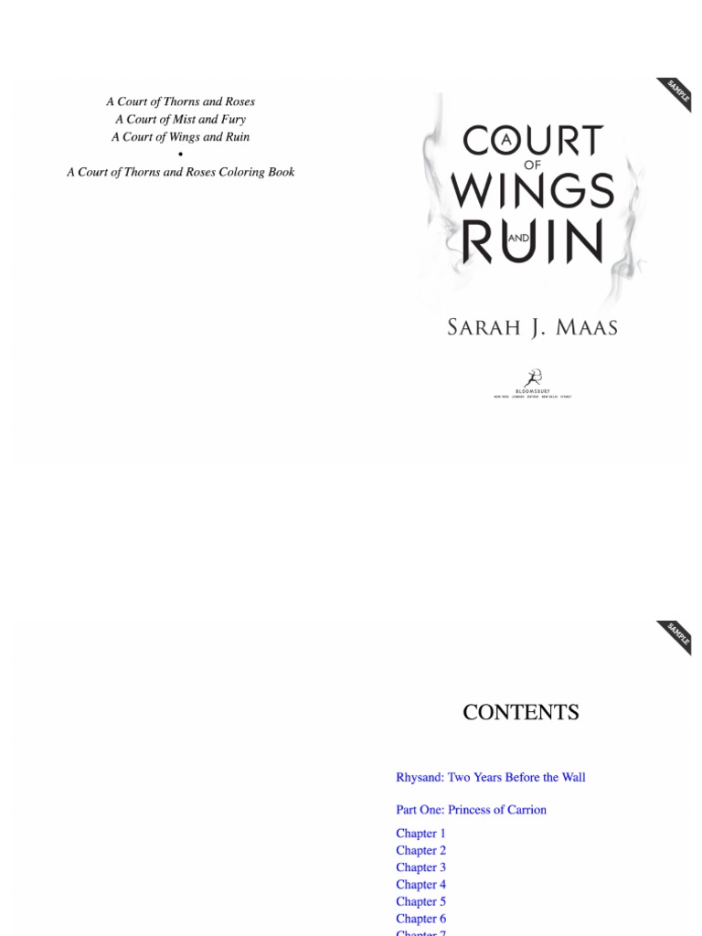 Acowar Excerpt | PDF