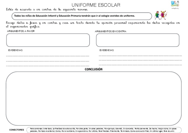 Argumentos sobre el uniforme escolar | PDF