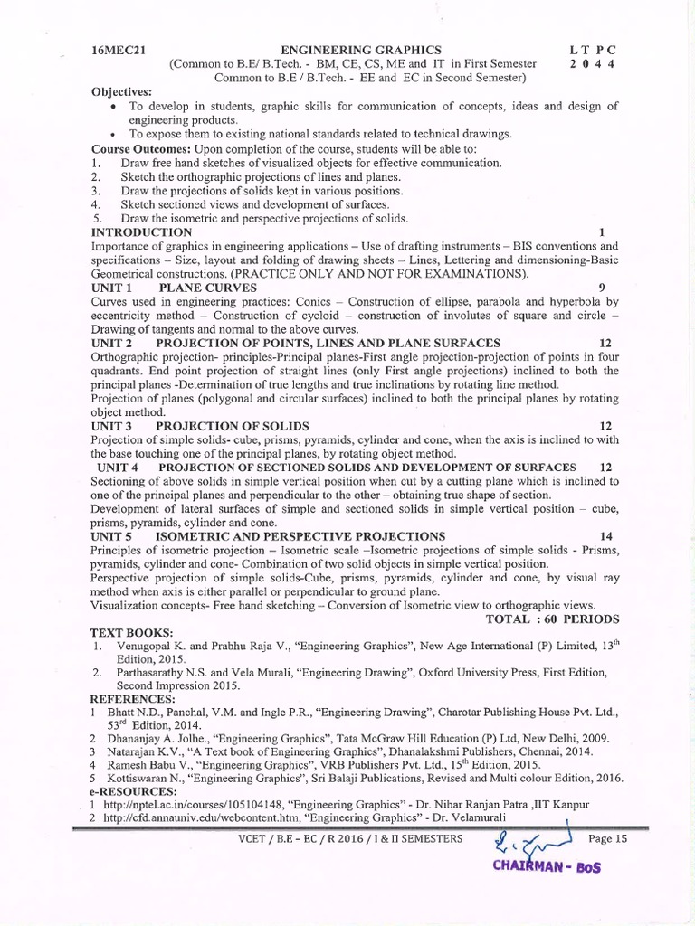 Engineering Graphics | PDF