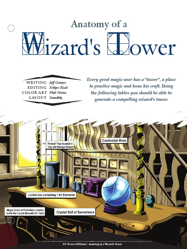 Anatomy of a Wizard's Tower Guide | PDF | Law | General Fiction