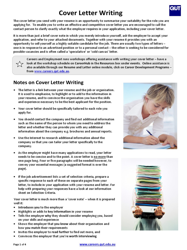 Cover Letter Writing Guide | PDF | Résumé | Ellipsis