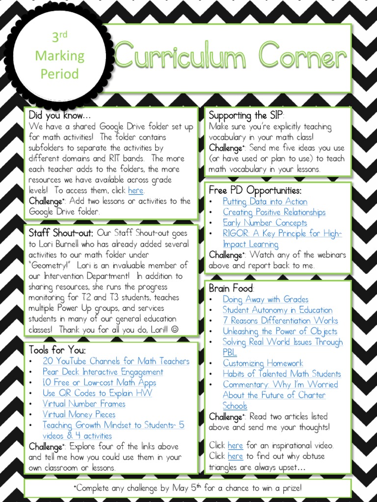 3rd Marking Period | PDF | Teaching Mathematics | Educational Psychology