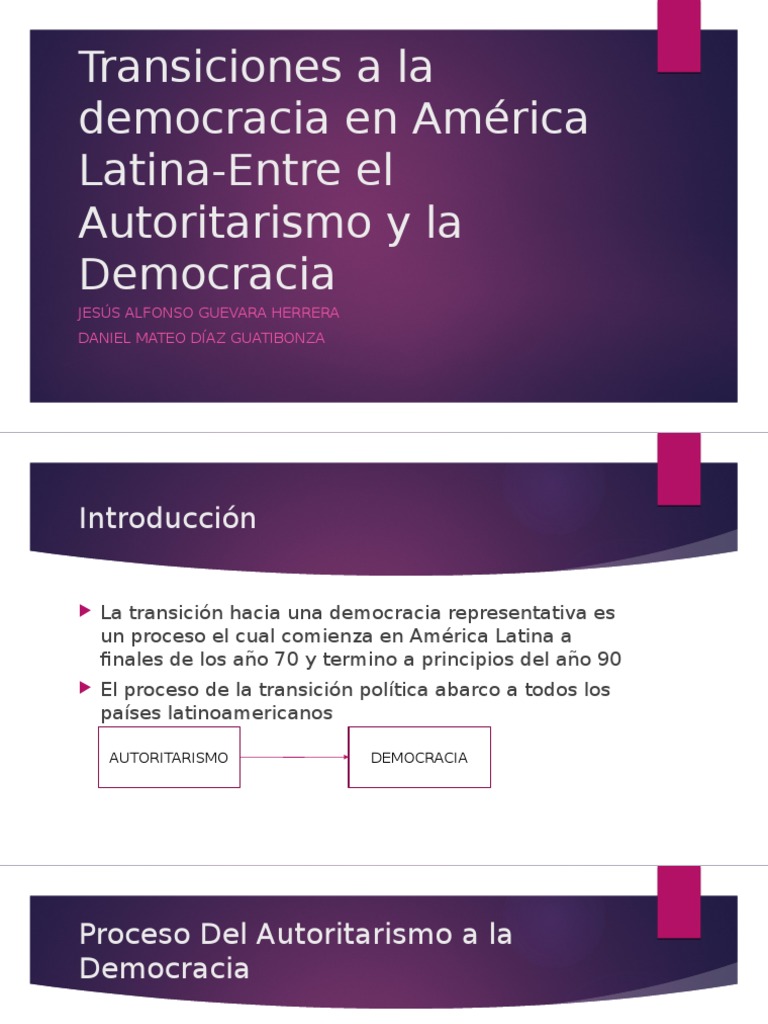 Transiciones A La Democracia en América Latina-Entre El | PDF | Elecciones | Democracia