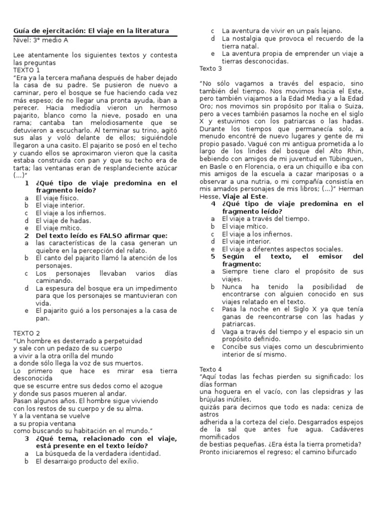 Viajes en la Literatura: Análisis Textual | PDF | Infierno | Religión y ...