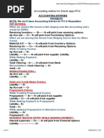 Oracle P2P Accounting Entries Overview | PDF | Business | Finance ...