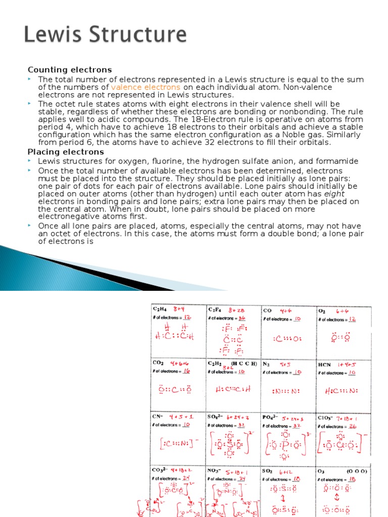 Struktur Lewis & Muatan Formal | PDF | Chemical Bond | Atomic Physics