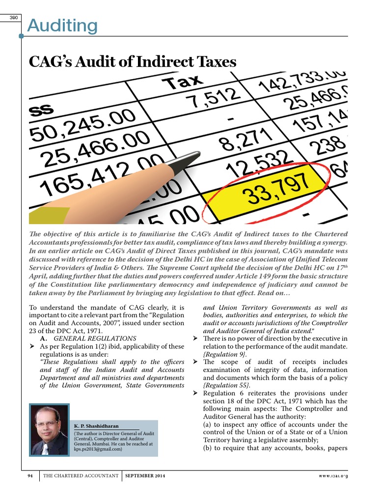 CAG Audit Guide for Accountants | PDF | Excise | Taxation
