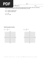 Graphing Lines in Standard Form Worksheet | PDF