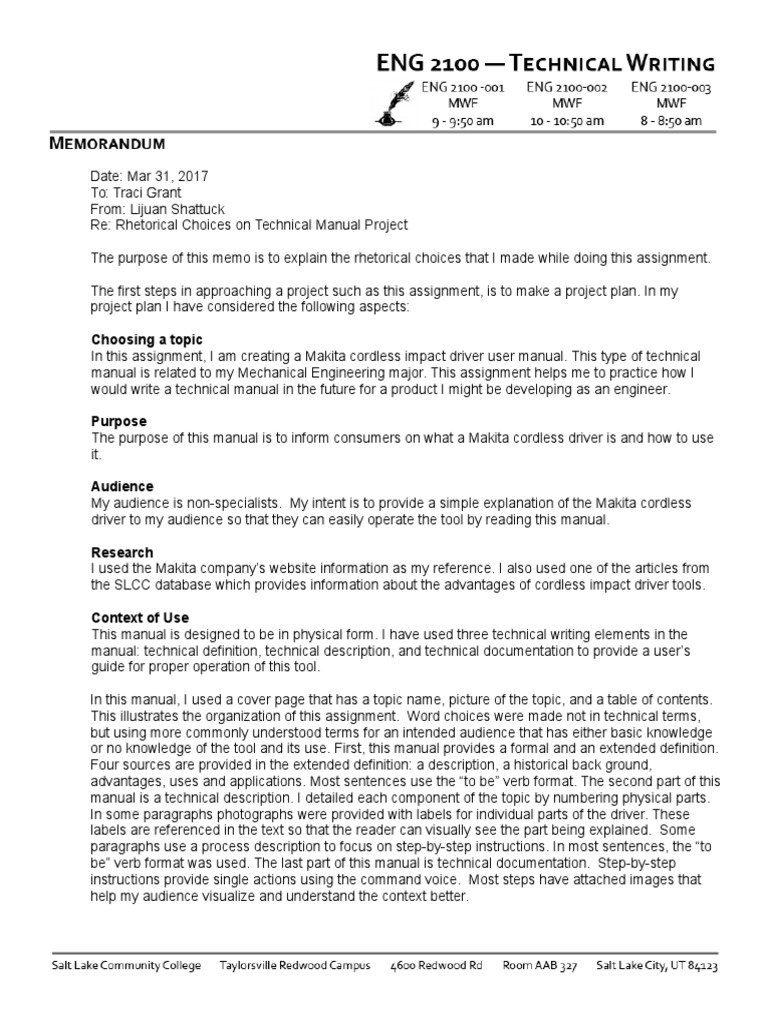 Memo For Technical Project | PDF | Typefaces | Documentation