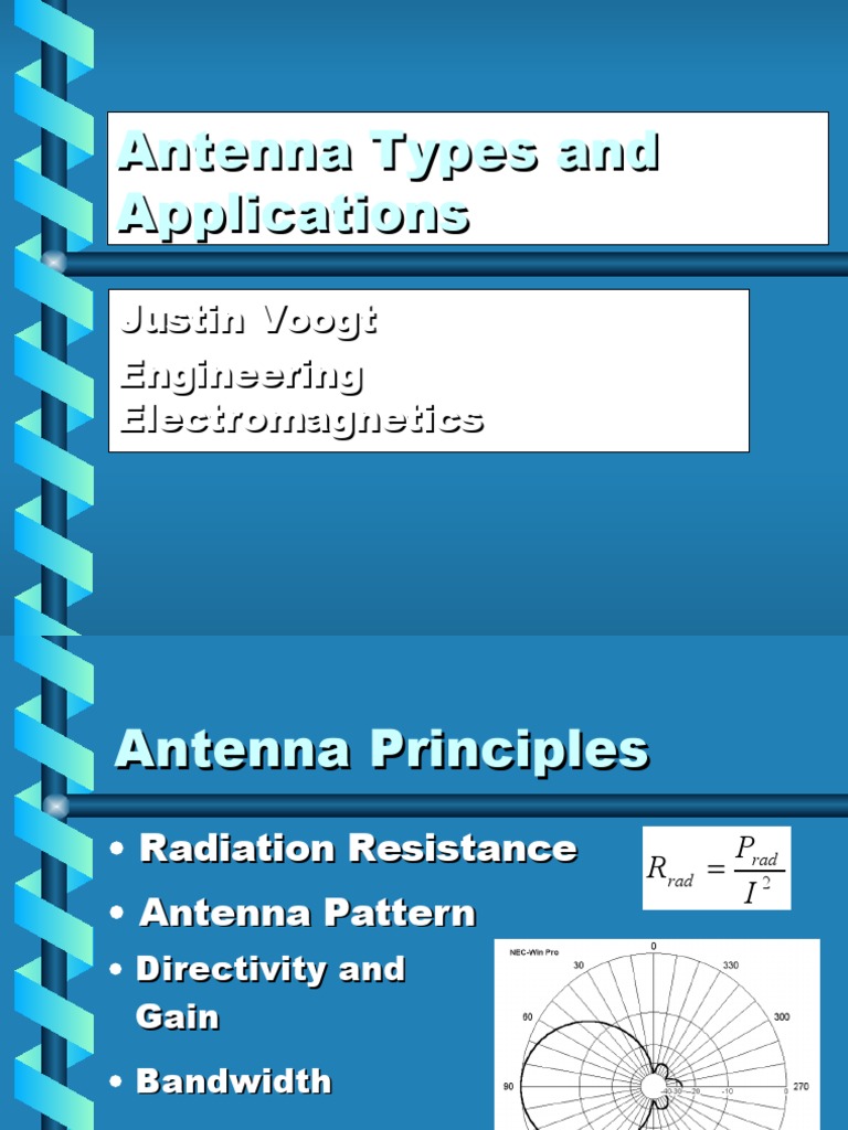 Antenna Types and Applications Guide | PDF | Technology & Engineering