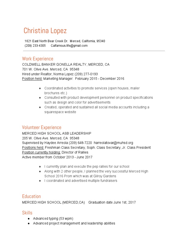 Myresume 2 | PDF