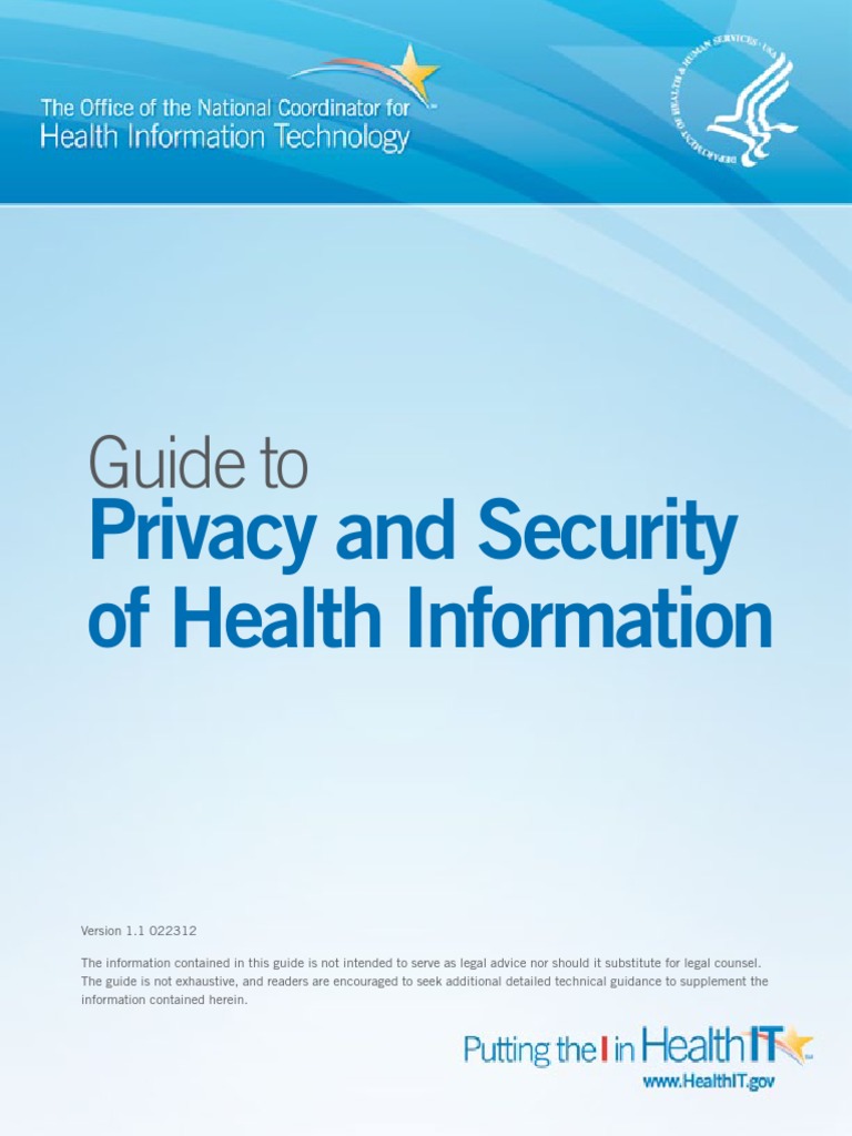 Guide To: Privacy and Security of Health Information | PDF | Electronic ...