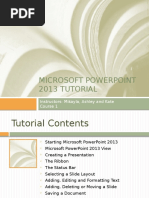 PowerPoint 2013 Essentials Tutorial | PDF | Microsoft Power Point ...