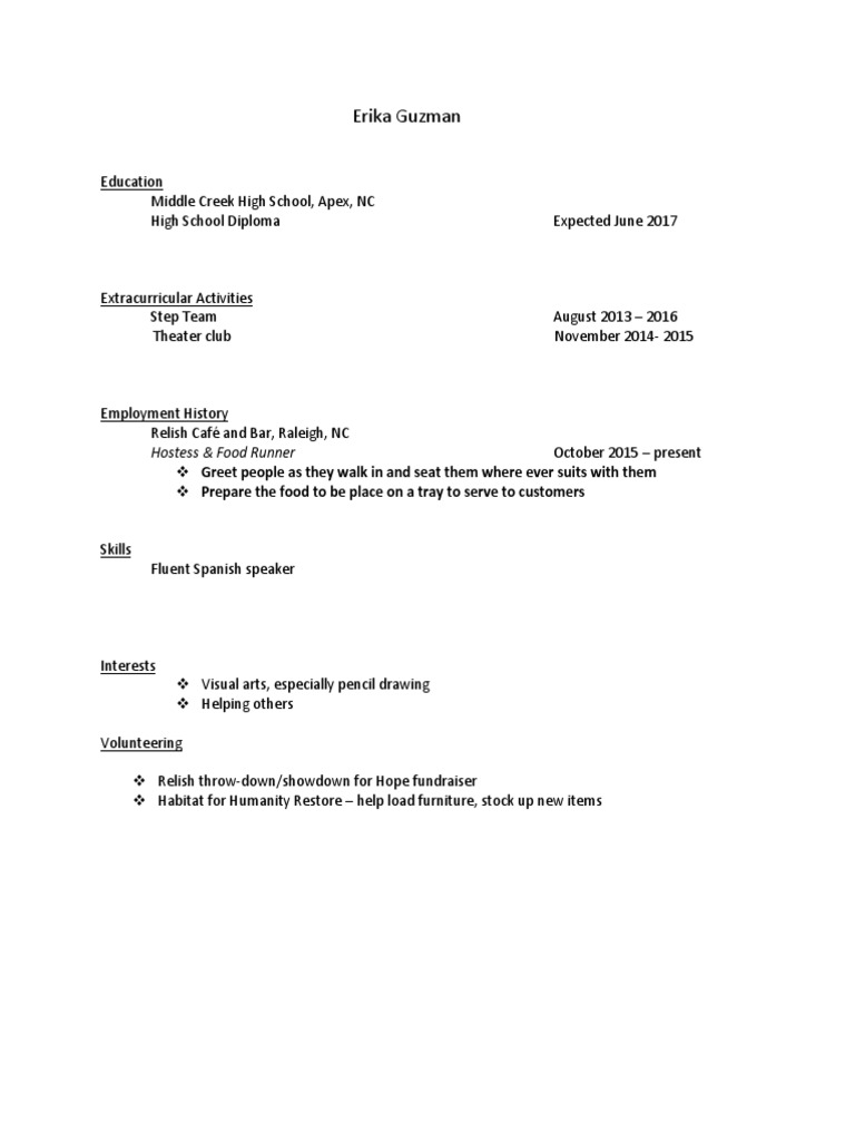 Erika Guzman - Resume Copy 2 | PDF