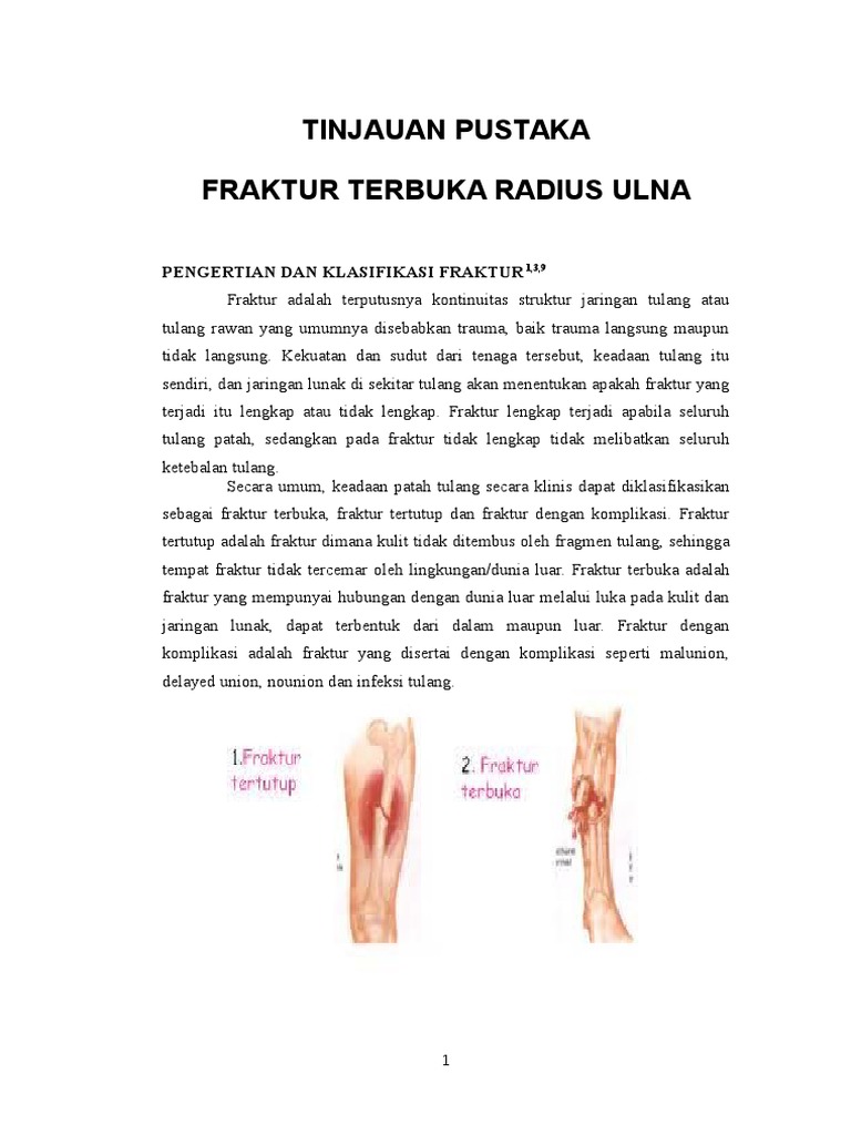 Laporan Portofolio Fraktur Radius Ulna | PDF