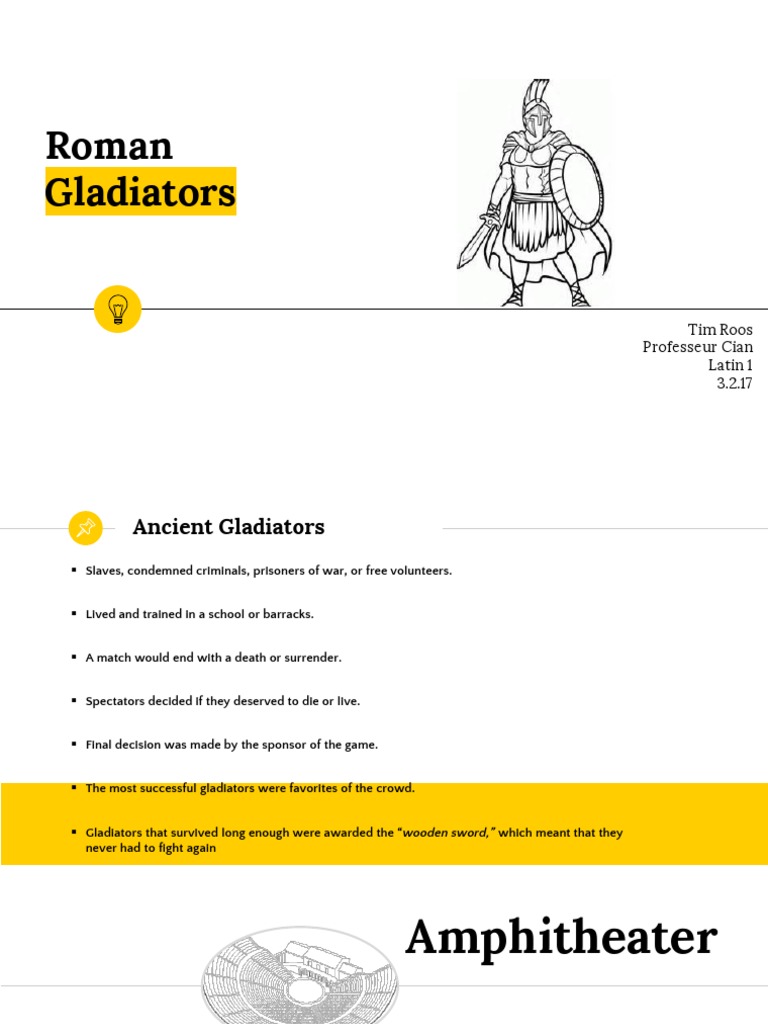 gladiator presentation | Gladiator | Gladiatorial Combat | Free 30-day ...