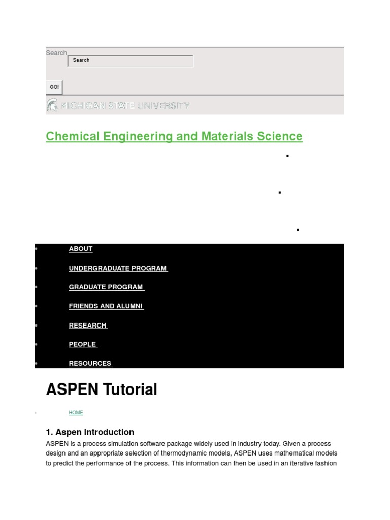 Aspen Hysys Worked Example | PDF | Chemistry | Physical Sciences