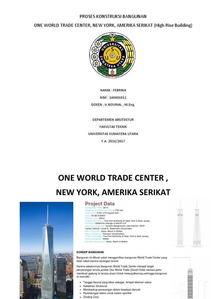 Proses Konstruksi One World Trade Center | PDF