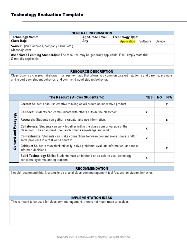 Class Dojo Evaluation | PDF | Classroom Management | Pedagogy
