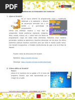 PRACTICA 2 SCRATCH Cambio Escenario | PDF | Scratch (lenguaje de ...